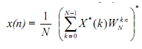 Inverse DFT using the FFT algorithm, Assignment Help, Fast Fourier ...