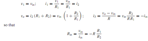 Negative Impedance Converter Circuit Diagram