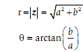 Polar form, Polar Form: Any complex number z = a + bi can be thought of ...