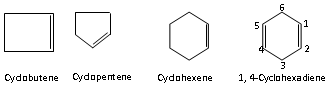 Cycloalkene, Assignment Help, Hydrocarbon